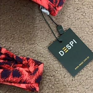 Despi | Swim | Nwt Pink And Blue Leopard Bikini | Poshmark